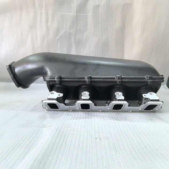 BLack Aluminum LS Lo-Ram EFI Intake Manifold Fit gm Ls3 with Fuel Rail ...