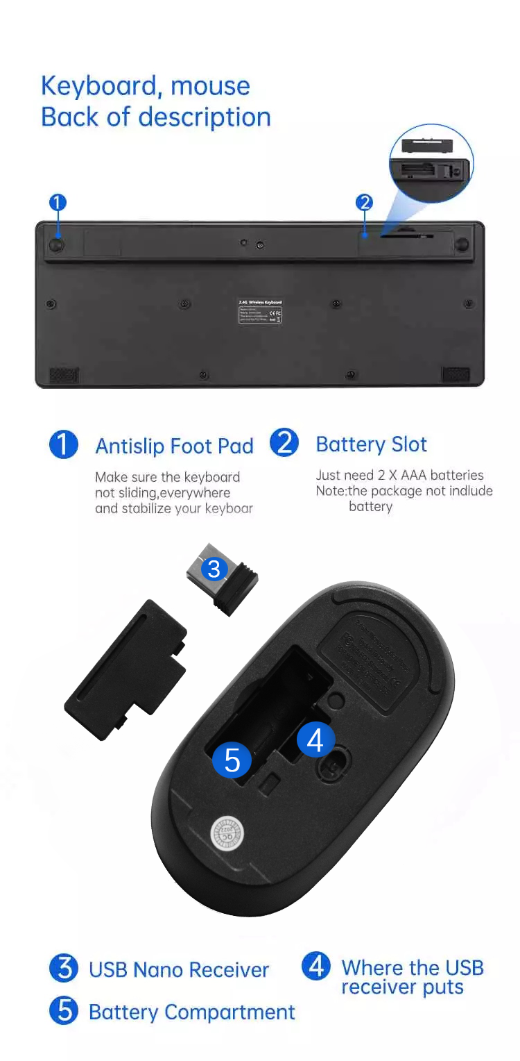 Wireless Keyboard And Mouse Scissors Foot Structure Suppliers ...