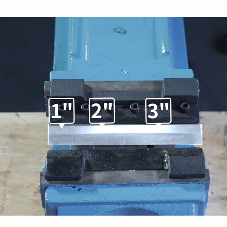 6 Inch Vise Mount Metal Brake Bender - Max Capacity 14 Gauge