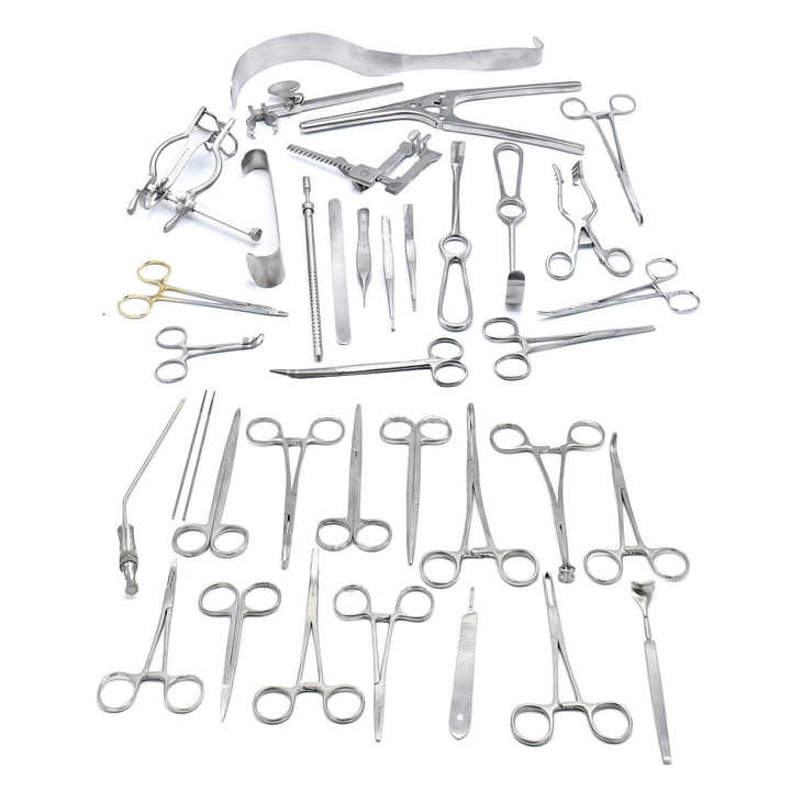 38-Piece Comprehensive Surgical Instruments Kit Basic Pediatric Surgery ...