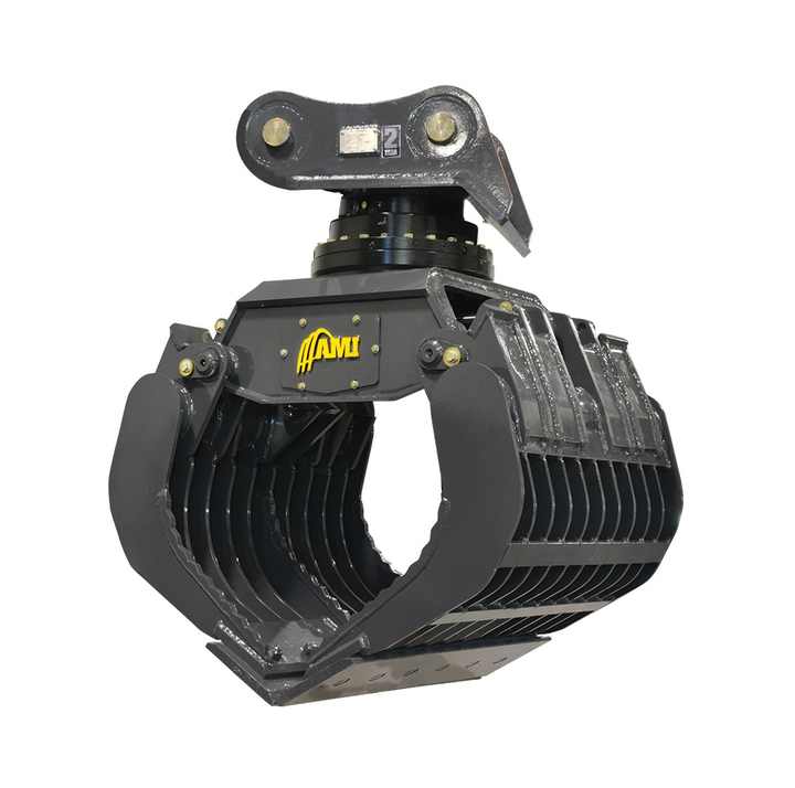 1 Ton Mini Excavator Grapples 360 Degree Rotating 5 Finger Hydraulic ...