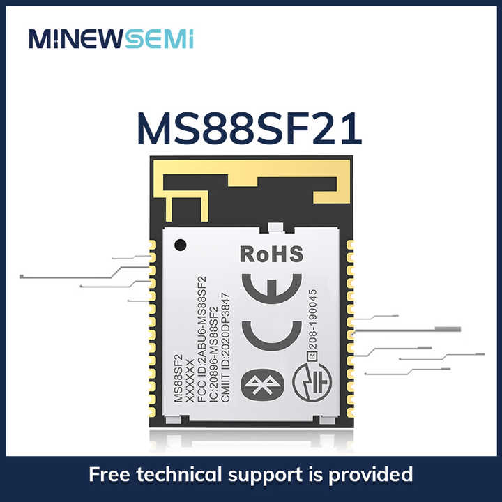 MinewSemi Ultra Long Range Nordic nRF52840 Wireless Bluetooth 5.0 Low ...
