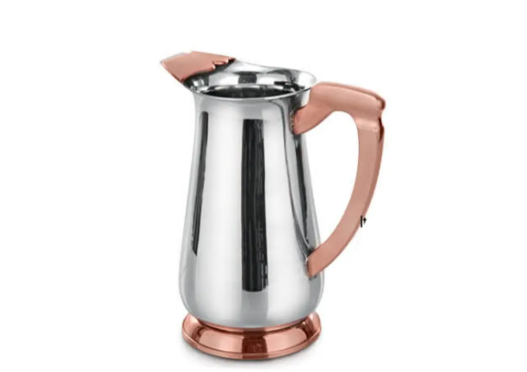 Modern Water Pitcher Iced Tea Jug With Ice Guard Straight Pot Water ...