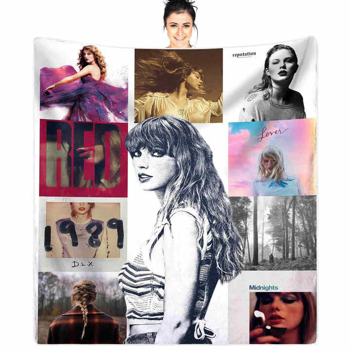 ERAS Swftt Blanket Singer Swftt Music Album Cover Blanket Party Bedroom ...
