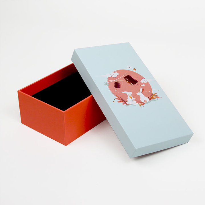 Eco Friendly Colourful Lid And Base Box Two Pieces Paper Box Pantone ...