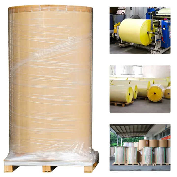 40gsm Express Packaging Label Waterproof Silicone Coated White Glassine ...