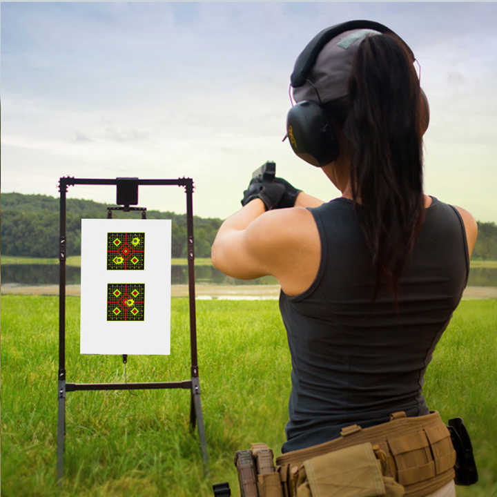 High-Visibility Shooting Target for Precision Firearms Practice Custom ...