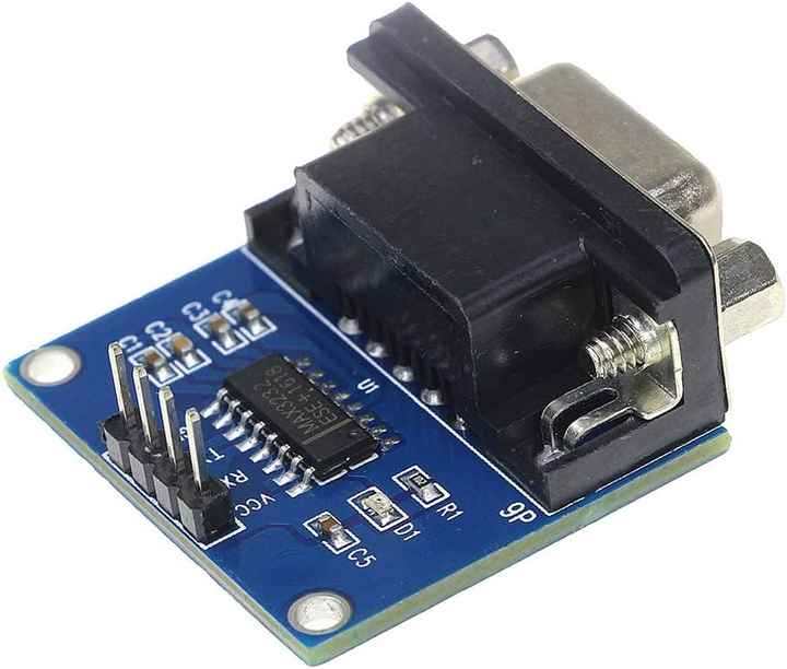 RS232 to TTL Converter Module MAX3232 3.3V to 5V RS2323 COM Serial Board to TTL Connector for ...