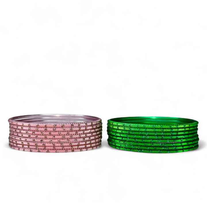 New Design Multi Colors Bangles for Women and Girls Wedding Churi Set ...
