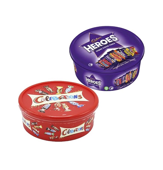 Get Best quality Celebrations Milk Chocolate Box Of Mini Chocolate Biscuit Bars Sharing Tub 600g 650g