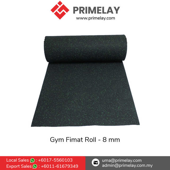 Heavy Duty Gym Flooring Rolls | Fitmat Performer Roll 8mm for ...