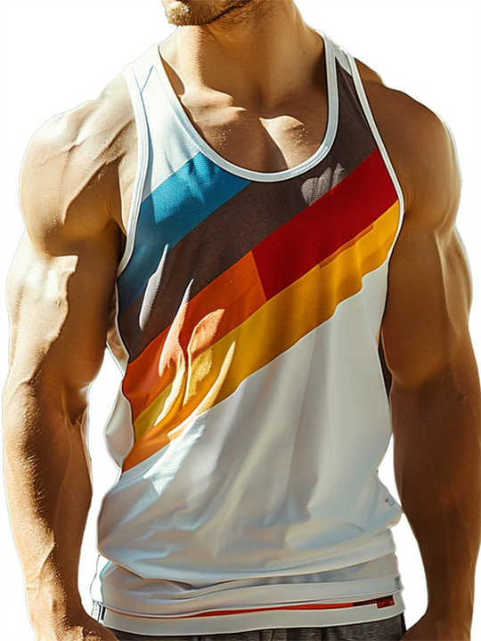 TANK Top Custom Logo Shirt Gym Workout High Quality Cotton Mens Tank ...