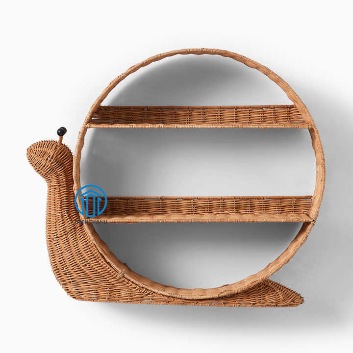 Wholesale Unique Rattan Snail Wall Shelf - Bestseller