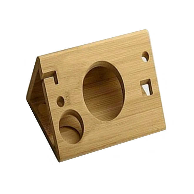 Natural Bamboo Wood Bar Tools Rack - Cocktail Shaker Stand