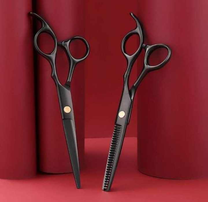 Black Color Super Quality Stainless Steel Barbar Scissors BY ZACHARY ...