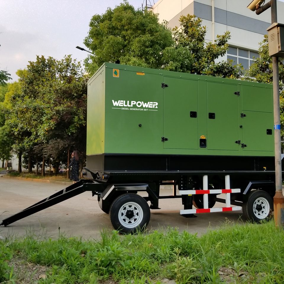 Perkins Movable Diesel Generator Silent 100Kw 120kw 160kw 200kw 240kw ...
