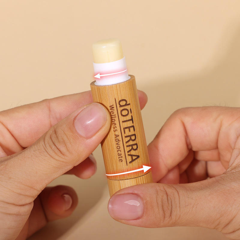 Natural Degradable Twist Bamboo Lipstick Holder Eco-Conscious Packaging ...