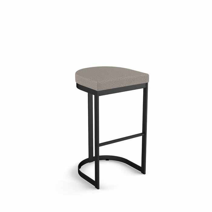 Classic Metal Backless Counter & Bar Stool, Metal Base Bar Stool for ...