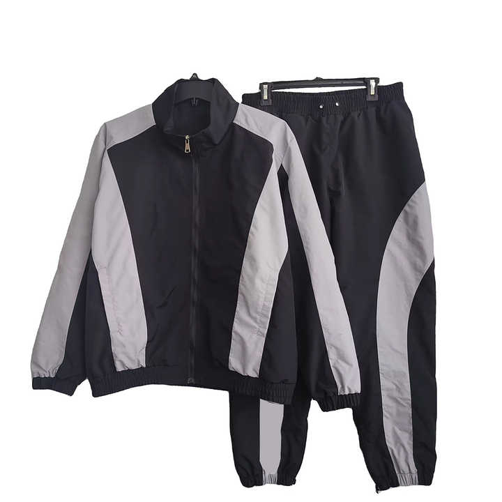 Nylon Tracksuits Two Piece Short Tracksuit Windbreaker Jacket Set ...