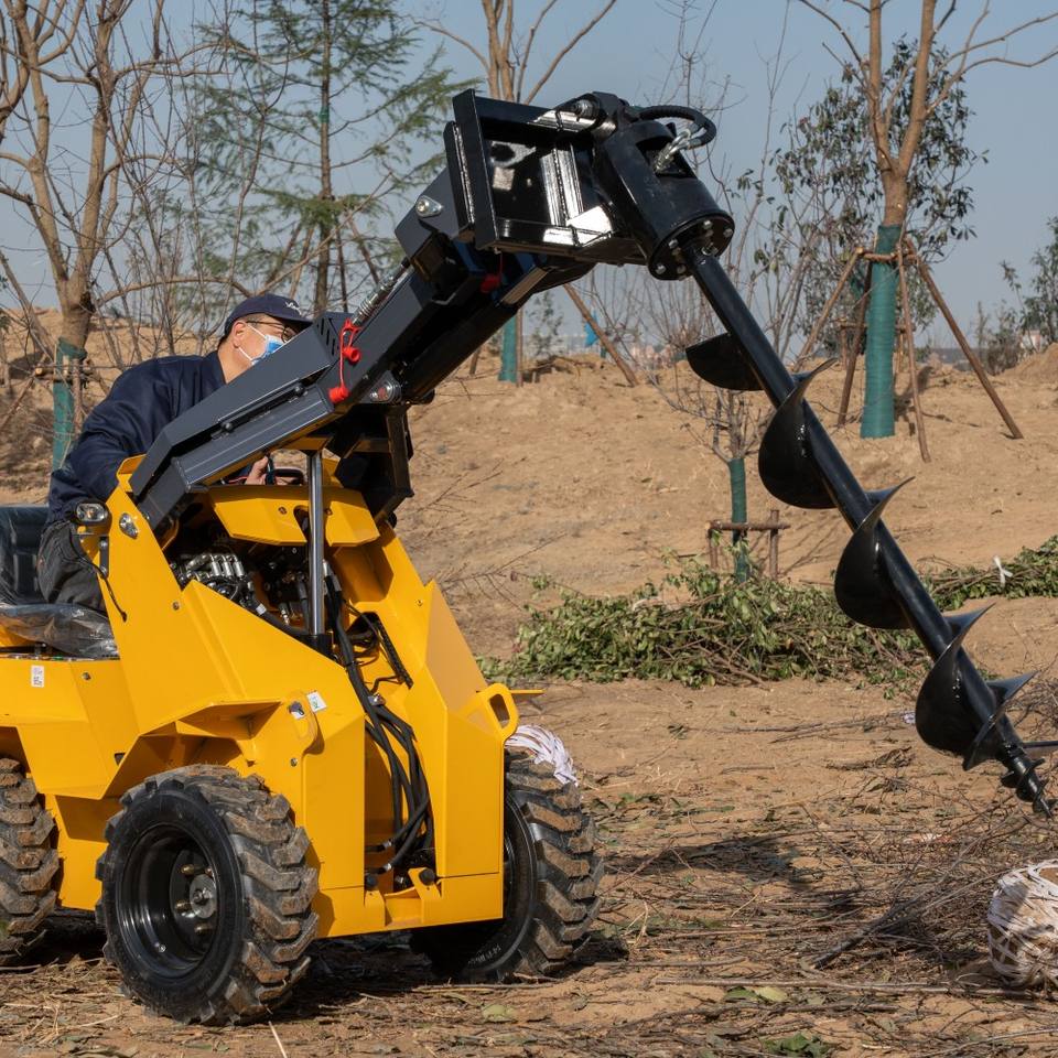 Factory Direct Rental Ready Versatile Hydraulic Post Hole Skid Steer ...