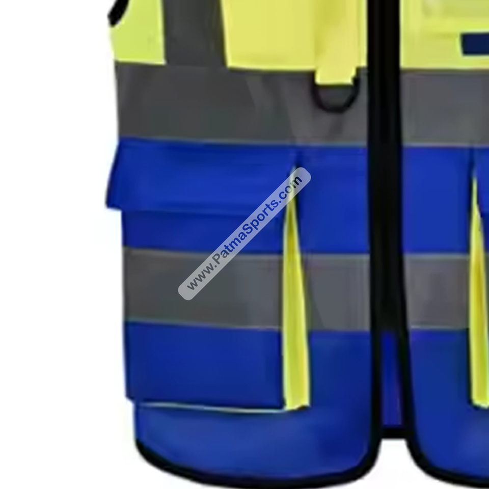 Custom Unisex Hi Visibility Safety Vest Reflective Work Vest with ...