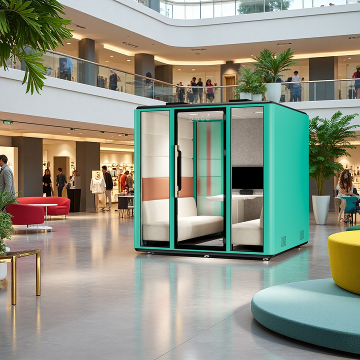 Pod Noise Reduce Private Silence Office Pods Multiple Person Office ...