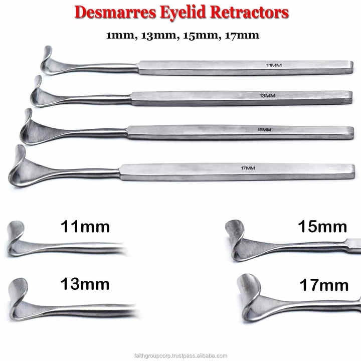 Blepharoplasty Instruments Kit - Eyelid Retractors Ophthalmic