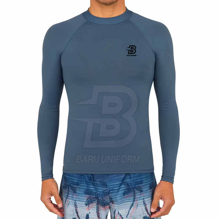 Spandex Polyester Material MMA Rash Guard High Quality MMA Rash Guard ...