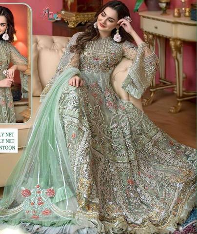 Shop Our Designer Indian Pakistani Salwar Suits with Embroidery Work