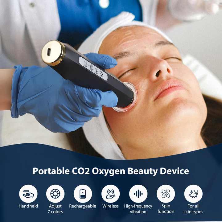 Oxygen Bubble Pen Co2 Oxygen Portable Facial Machine Co2 Gel Facial Skin Care Device Facial Spa ...