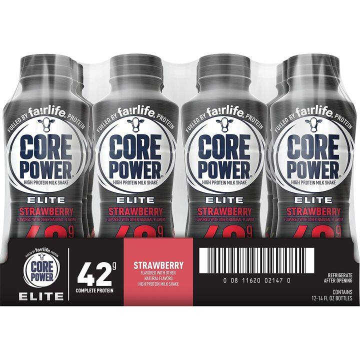 Core Power High Protein Milk Shake 26g by Fairlife - Strawberry Flavor ...