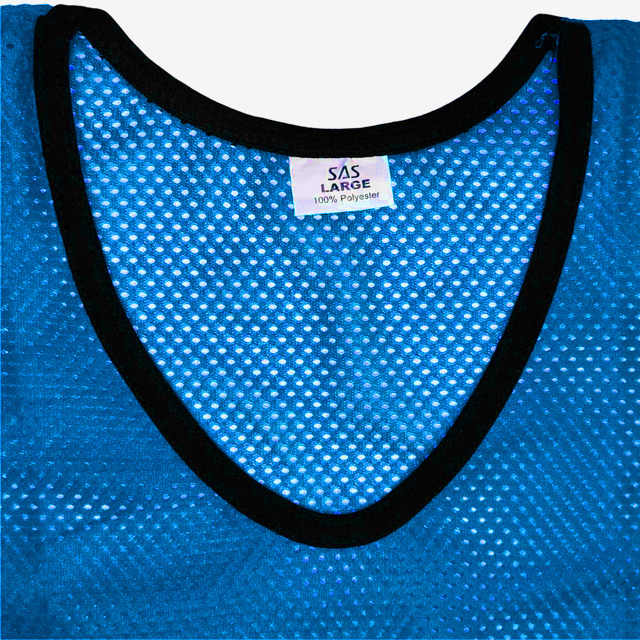 Training Bibs with Black Neck Bone Soccer Scrimmages Sports Mesh ...