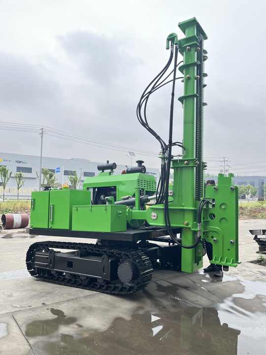 Crawler Hydraulic Pile Driver System Diesel Engine Motor High ...