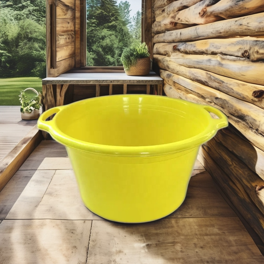 Plastic basin with drain store