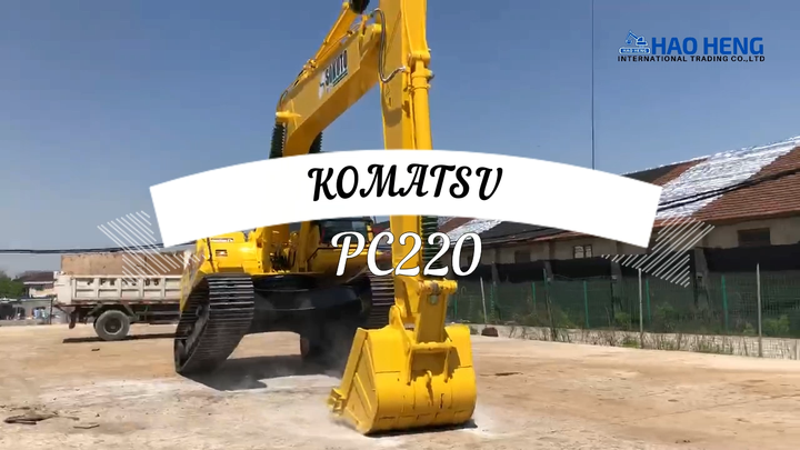 Earth Moving Crawler Excavator Used komatsu PC220 PC220-8/ Second-hand ...