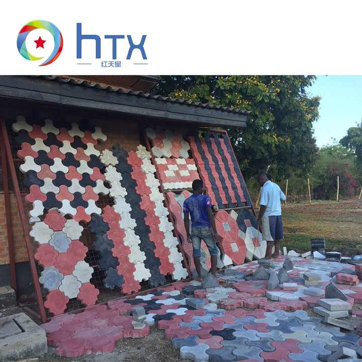 Plastic Driveway Paver Mold - Interlocking Brick for Paving