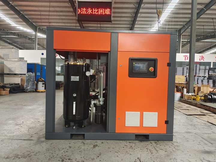 45KW 60HP 240CFM Silent Variable Speed Air Compressor Energy Efficient ...