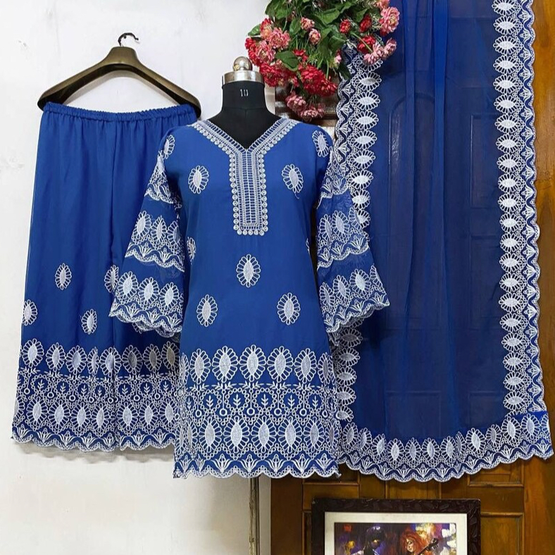 Chic Styles and Comfort in straight plazo design for Trendy Women