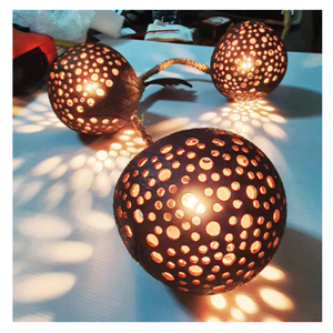 Warm Durable Decorative coconut shell lamp - Alibaba.com