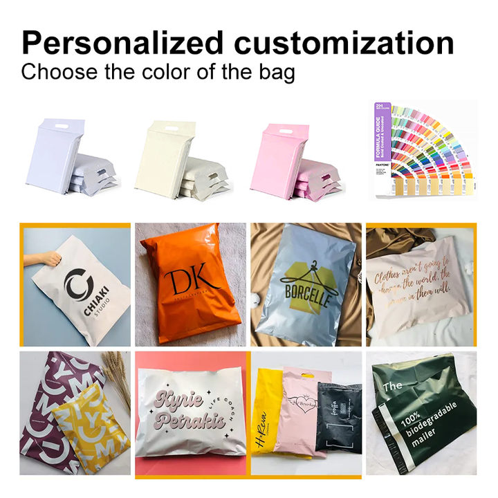 Eco-friendly Poly Mailers - Custom Logo Printing for E-commerce