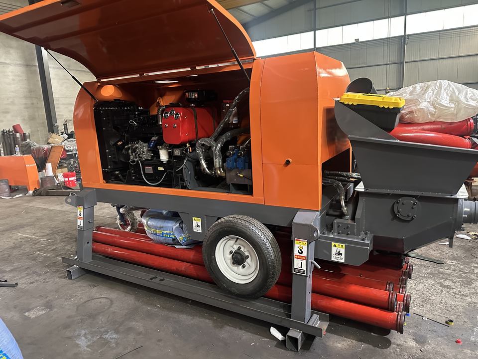 High Quality Compact Concrete Transfer Pump Efficient Concrete Mixer ...