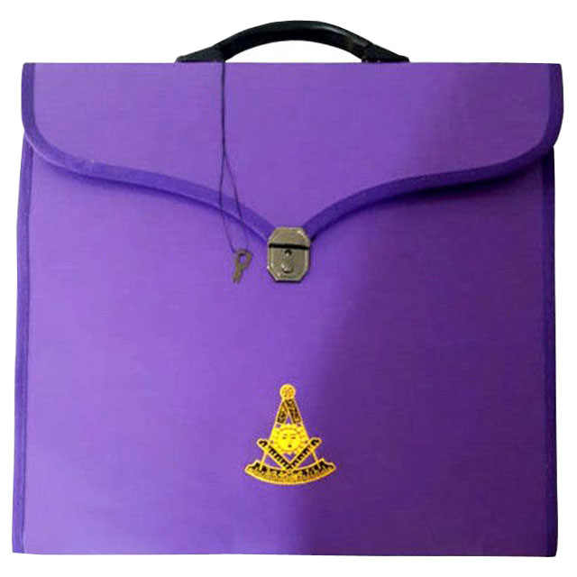 Masonic Regalia Purple Case With Hand Craft Embroidery For Aprons ...