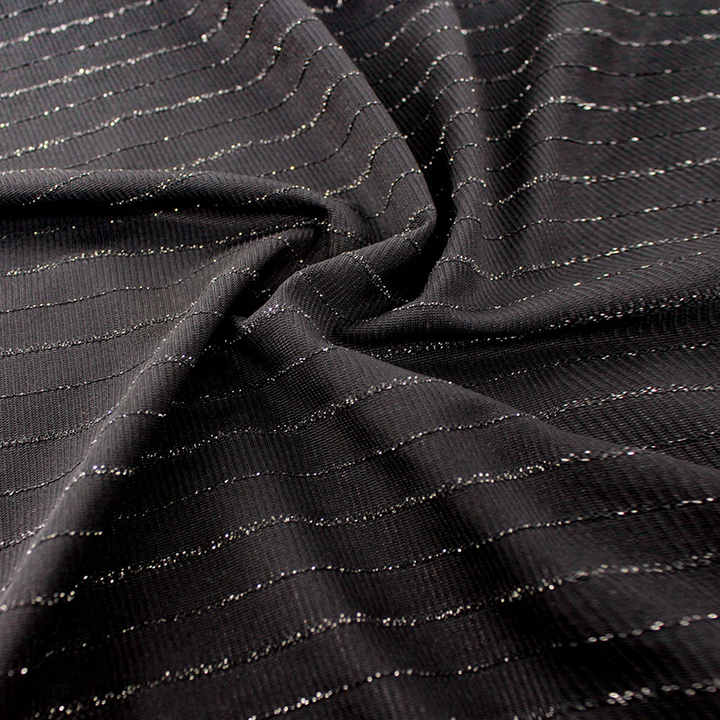 Custom Polyester Striped Fabric Metallic Luster so Mesh Spandex for ...