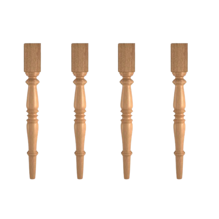 Solid Wood Kitchen Cabinet Island Post Column Decorative Legs Support ...