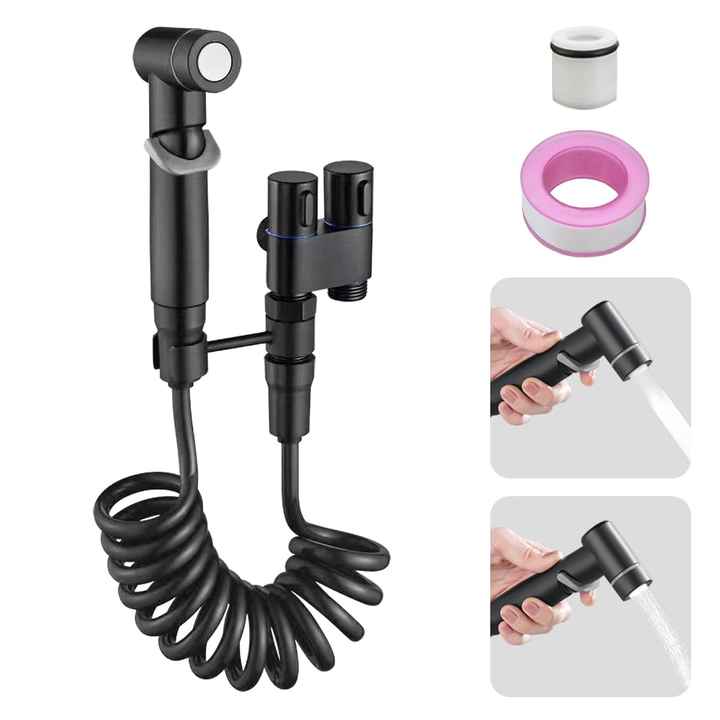 Modern Handheld Cleaning Sprayer Wall Mounted Shattaf Telephone Bidet ...