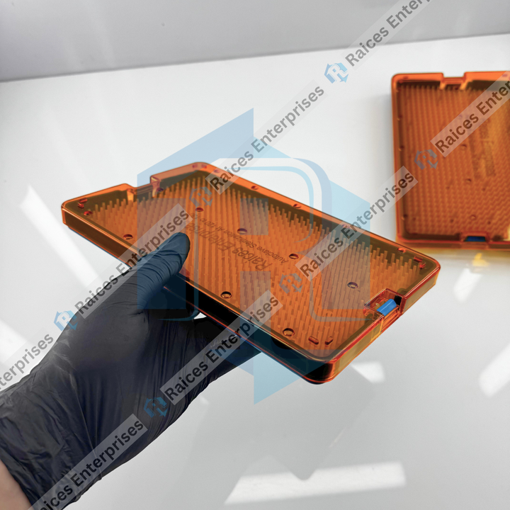 Autoclavable Plastic Sterilization Tray with Silicone Mat Reusable High Grade Medical Instrument ...