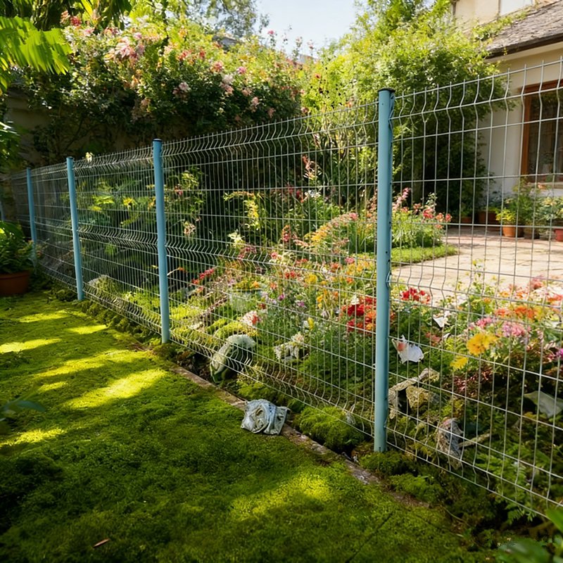 High Quality 3D Curved Welded Galvanized Wire Mesh Square Hole Farm ...