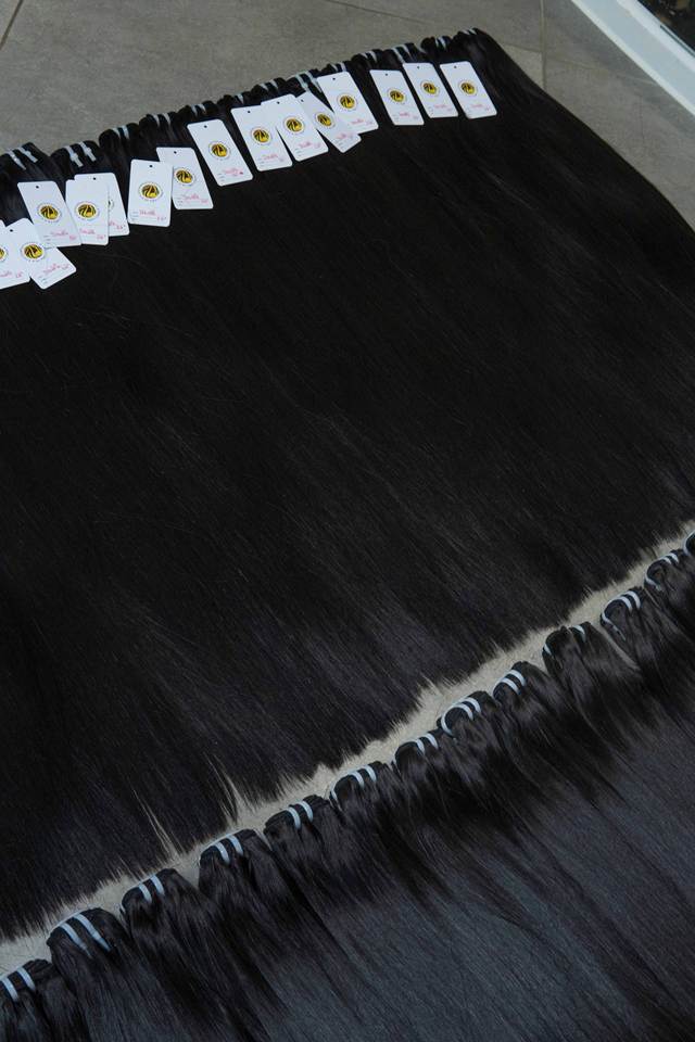 Vietnamese Virgin Remy Hair Super Double Drawn Cuticle Align Silky Bone ...