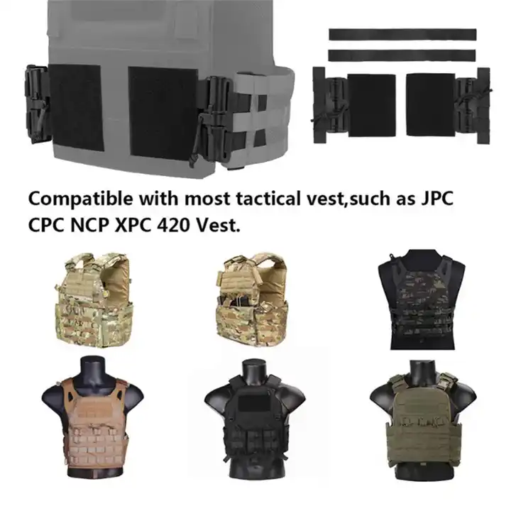 2 Pack Tactical Vest Quick Release Buckle Set - High Strength