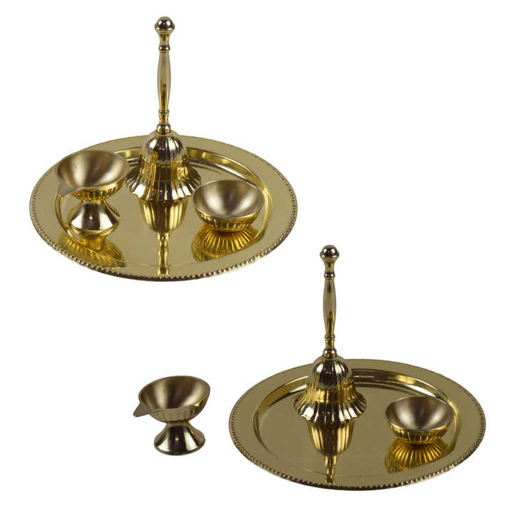 Newest Brass Metal Design Prayer Plate for Home Decor
